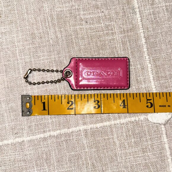 Coach | Bags | Coach Medium Replacement Purse Hang Tag Fuchsia Hot Pink ...